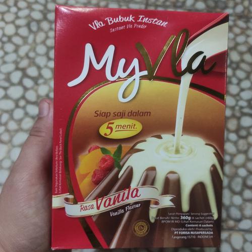 Jual MY VLA BUBUK VLA INSTANT RASA VANILLA (6sachet x 60gr) - Kota ...