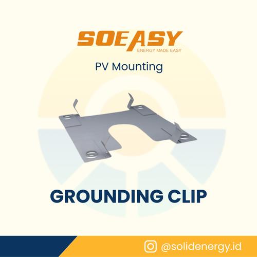 Jual Soeasy Grounding/ Earthing Clip Panel Surya/Solar Panel Mounting ...