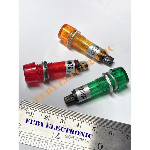 Jual PILOT LAMP LAMPU PILOT Kecil PANEL INDIKATOR 220 Volt AC - Kota ...