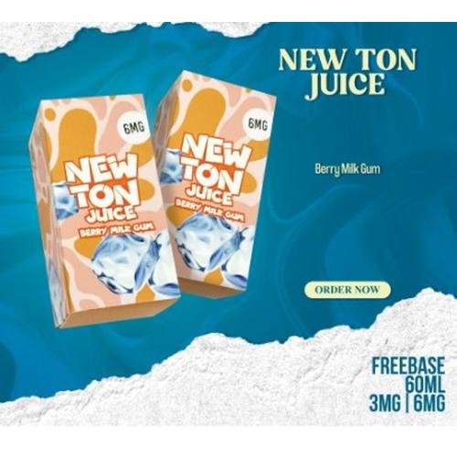 Jual LIQUID NEWTON V2 JUICE BERRY MILK GUM FREEBASE 60ML LIQUID ...