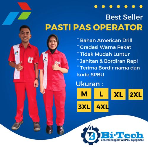 Jual Seragam SPBU Pasti Pas Operator Teknisi Pengawas OB Admin ...