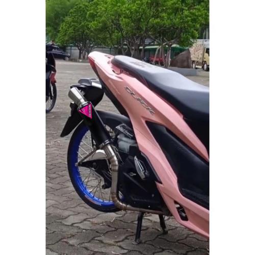 Jual KNALPOT SAMLONG BLACK COATING VARIO 125/150 MIO SPORTY SMILE INLET ...