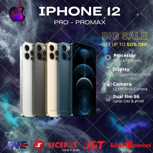 Jual Iphone 12 pro/promax Second mulus like new - 12pm 256gb, gold ...