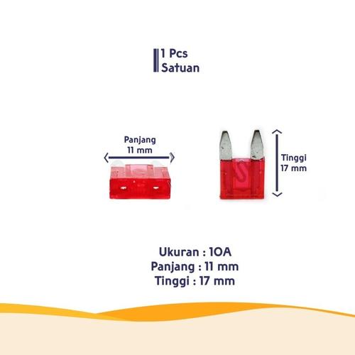 Jual Sekring Tancap Motor Mobil 5A 7.5A 10A 15A 20A 25A 30A Sikring FUSE DX - FUSE KECIL, 20 A ...