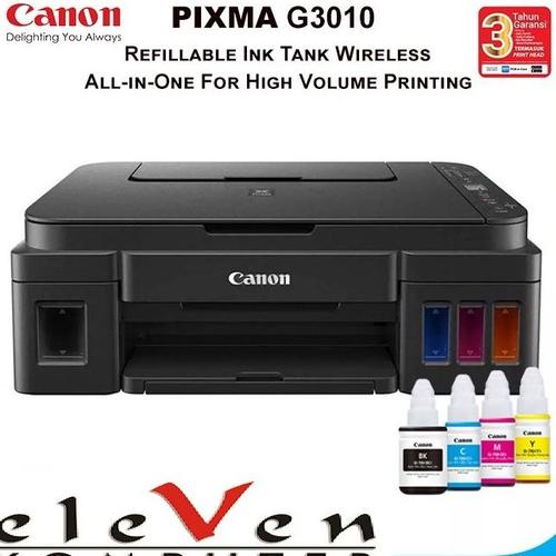 Jual Printer Wifi Canon G3010 All In One Ink Tank - G3010+TINTA ...