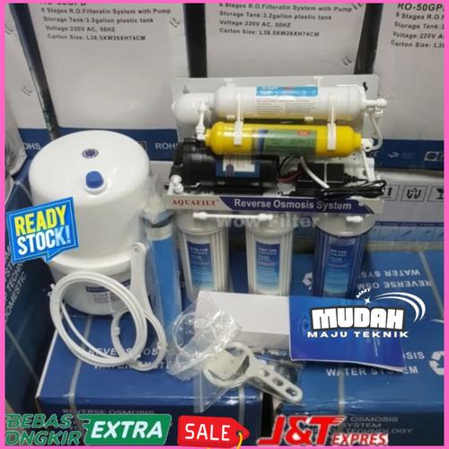 Jual Mesin Ro 100 gpd 6 step Mesin Reverse osmosis 6 step lengkap set ...