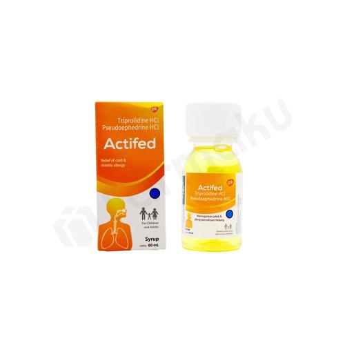 Jual Actifed Sirup Kuning 60 ml - Obat Pilek dan Alergi - Jakarta Barat ...