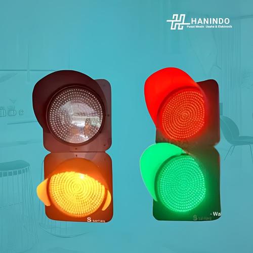 Jual Lampu Lalu Lintas Traffic Light 2 Warna 30 cm S Series Lampu Merah ...