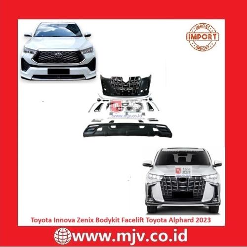 Jual Toyota Innova Zenix Bodykit Facelift ke Toyota Alphard 2024 - Kota ...