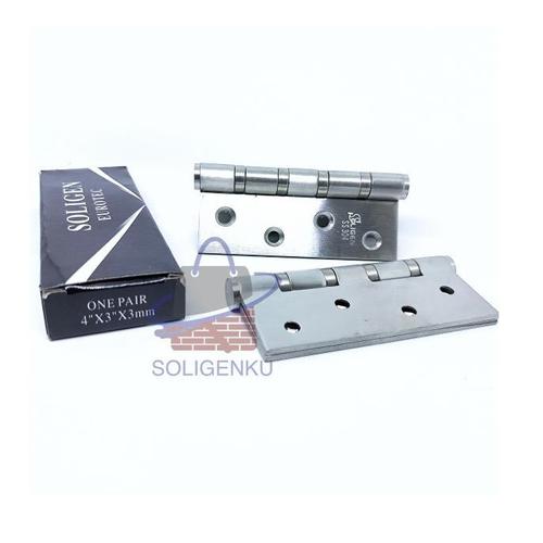 Jual Engsel Tebal SOLIGEN 4" Stainless ENGSEL JENDELA PINTU 4 INCH ...