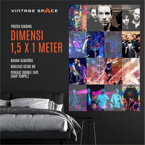 Jual Wallpaper coldplay / poster coldplay / wallpaper band - Kab ...