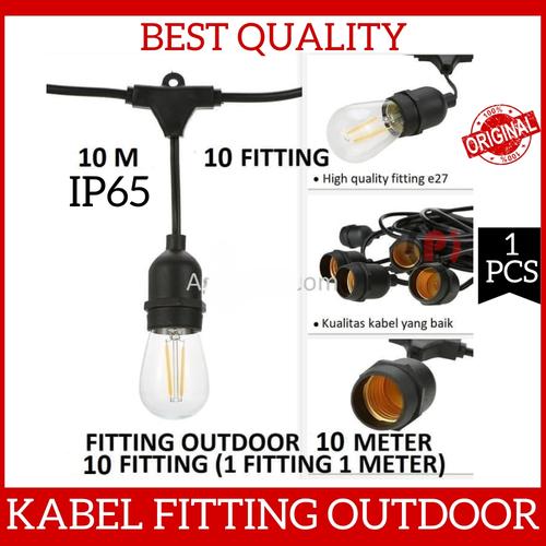 Jual Fitting Lampu LED Dekorasi Hias Taman Cafe Outdoor Tahan Air Base ...