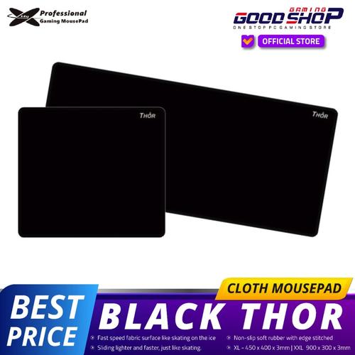 Jual XRaypad Black Thor Fast Speed Cloth - Gaming Mousepad - XXL ...