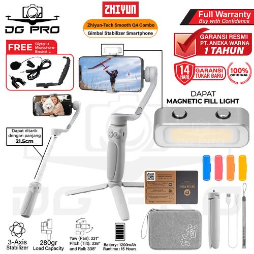 Jual Zhiyun-Tech Smooth Q4 Combo Smartphone Gimbal Stabilizer HP Original - COMBO RESMI, PAKET ...