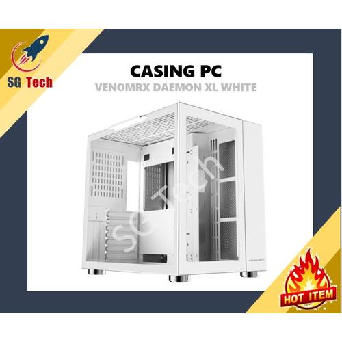 Jual CASING VENOMRX DAEMON XL - E-ATX, mATX, ATX GAMING CASE WHITE ...