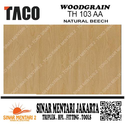 Jual TACO HPL WOODGRAIN TH 103 AA NATURAL BEECH - Jakarta Barat - Sinar ...