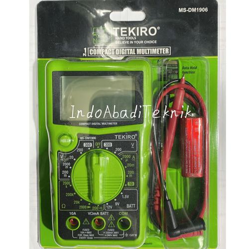 Jual TEKIRO COMPACT DIGITAL MULTIMETER/Multi tester digital MS-DM1906 ...
