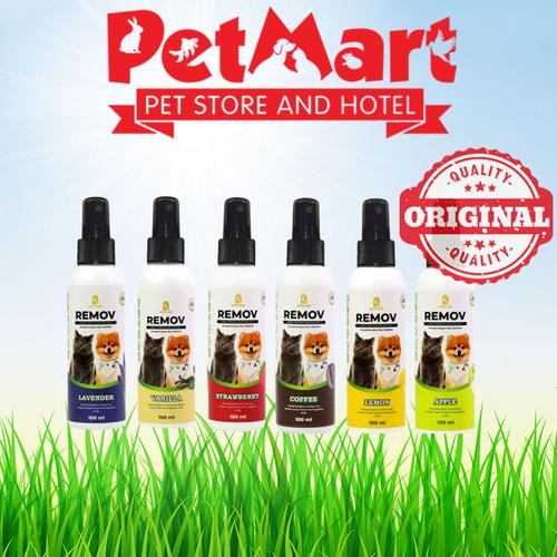 Jual REMOV Spray Anti Bau Kotoran Hewan Peliharaan 100 ml - Aman ...
