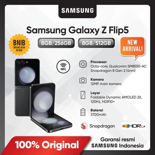 Jual Samsung Galaxy Z Flip 5 5G 8GB/256GB - Mint - Graphite 512GB ...