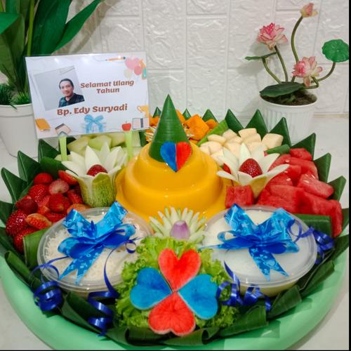 Jual Tumpeng Puding/ Puding tampah/ Puding buah/ 5-20 porsi ...