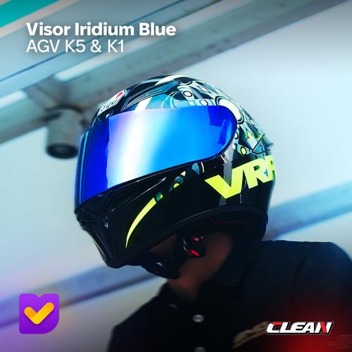 Promo CLEAN Kaca Helm / Visor AGV K5 K1 Iridium - Merah Cicil 0% 3x ...