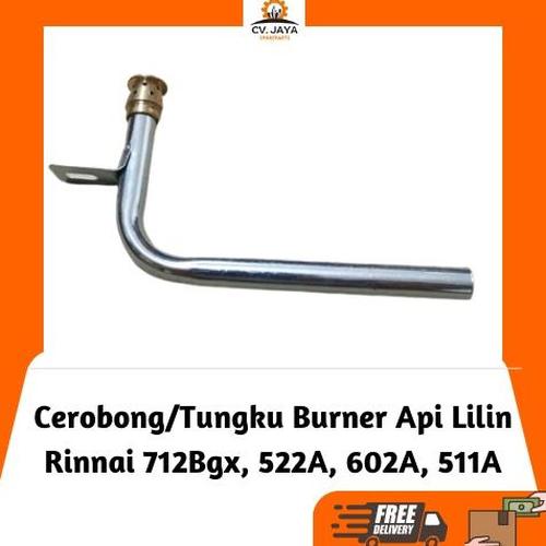 Jual PIPA L + BURNER LILIN KOMPOR GAS RINNAI / Tungku Cerobong Coron ...