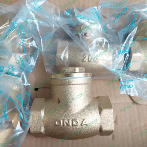 Jual CHECK VALVE DRAT ONDA 1/2" INCH DN 15MM BRASS VALVE - Jakarta ...