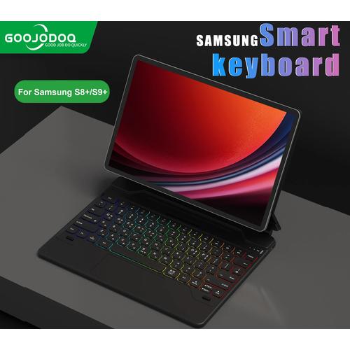 Promo Goojodoq Magic Keyboard for Samsung Galaxy Tab S8+/S9+ 12.4 ...