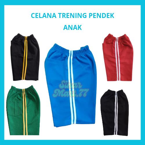 Jual CELANA TRAINING PENDEK ANAK SEKOLAH PAUD/TK/SD - merah-putih, S ...