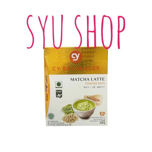 Jual Cy beverages matcha latte with toasted oats oat 240 gr isi 8 x 30 ...