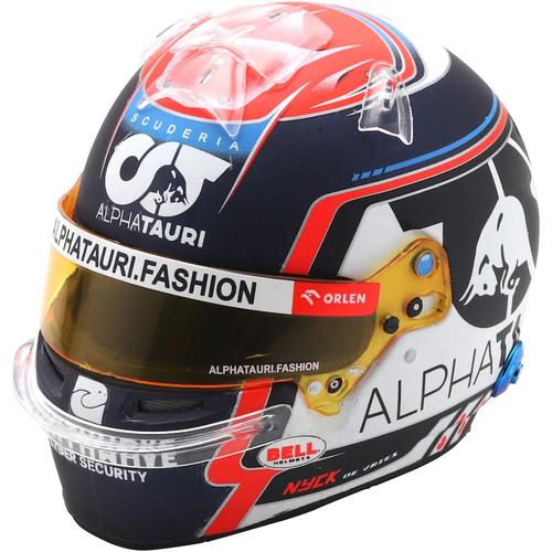 Jual Scuderia AlphaTauri F1 2023 Nyck de Vries Helmet 1:5 Scale. Helm ...