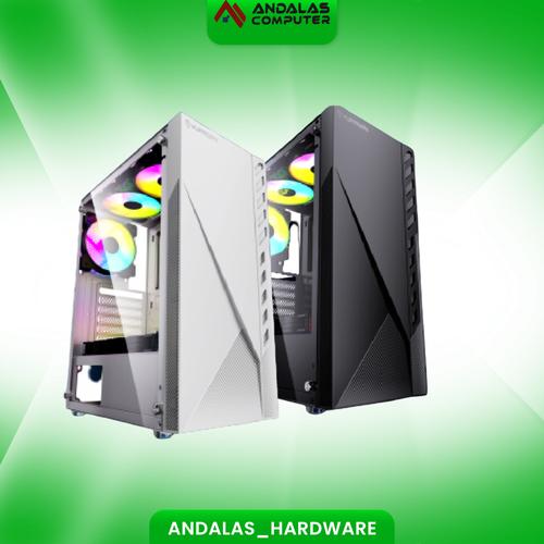 Jual Casing PC Gaming Vurrion Vincero ARGB Tempered Glass - Mid Tower ...