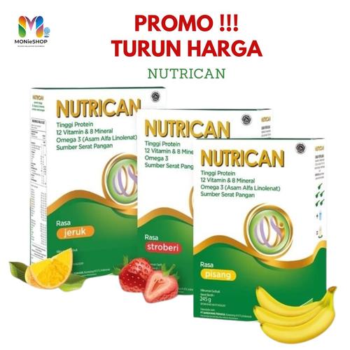 Jual Nutrican Pisang Jeruk Strawberry 245 gram Nutrisi pasien Kanker - Nutrican Jeruk - Jakarta ...