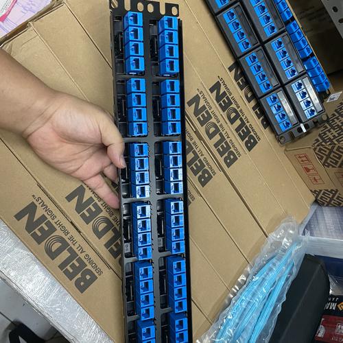 Jual Panduit patch panel barrel 48 port cat 6 rj 45 to rj 45 1 giga utp ...