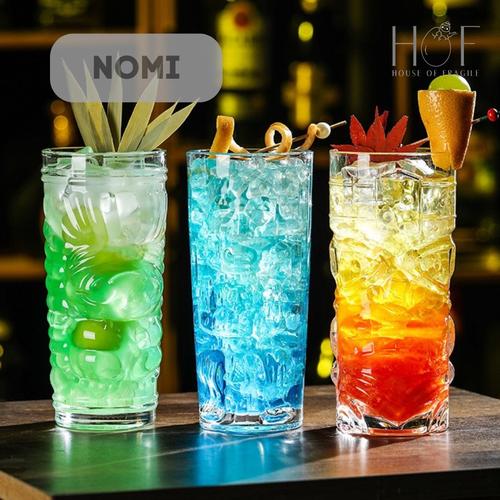 Jual NOMI Gelas Kafe Estetik Gelas Kaca Motif Aztec Cangkir Kaca ...
