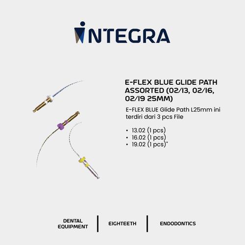 Jual E-FLEX BLUE (GLIDE PATH) - File Rotary Endodontic Eighteeth - L ...