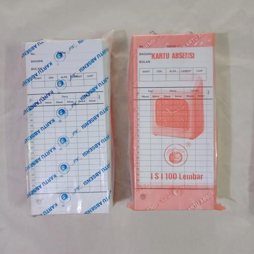 Jual Kartu Absen / Kartu Absensi APEL JERUK / Kartu Absen AMANO ...