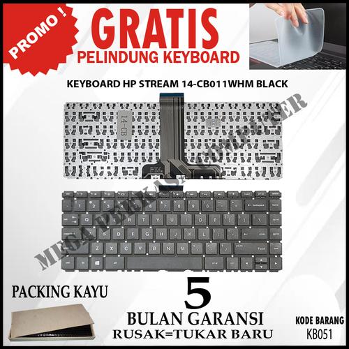 Jual Keyboard HP Stream 14-CB 14-CB010DS 14-CB010NR 14-CB011DS Black ...