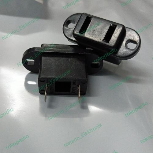 Jual 5015 socket soket ac outlet colokan gepeng female tanam chasis box ...