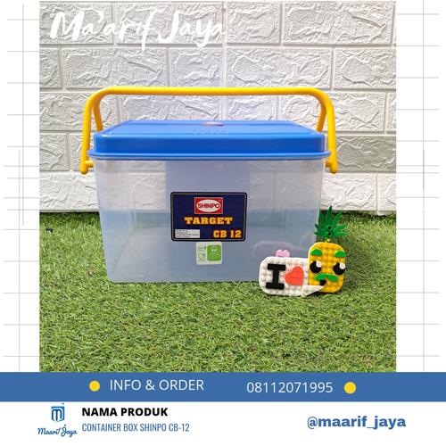 Jual Container Box Shinpo CB-12/Tempat Penyimpanan Barang/Box Plastik ...