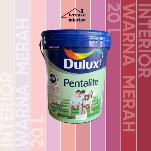 Jual Cat Tembok Dulux Pentalite Interior 20L Merah Red Doff Matt ...