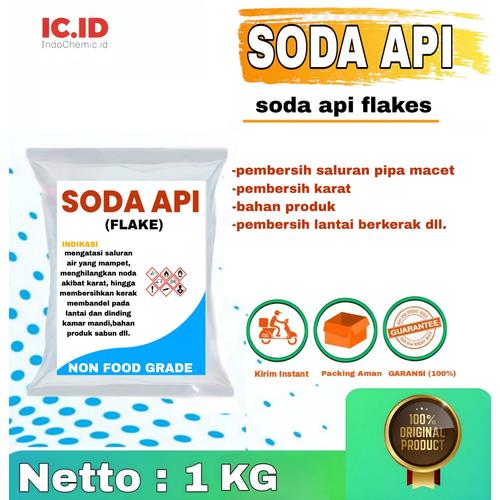 Jual Soda Api Asahi/Caustic Soda/NaOH 1 Kg - Kab. Tangerang - BMR KIMIA ...
