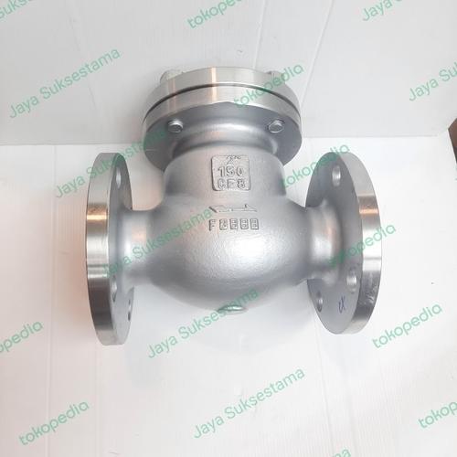 Jual Swing Check Valve Stainless SS 304 Ansi 150 3" DN80 Klep Tabok ...