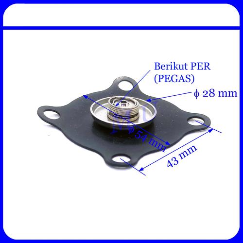Jual Diaphragm Membran UW-20/2W200-20 Solenoid Valve 2 Way 3/4 inch ...