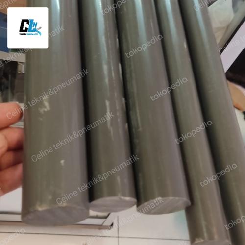 Jual PVC Grey Rod 25mm x 50cm Polyvinyl Chloride / PVC Batangan ...
