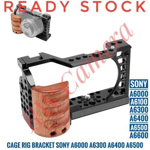 Jual Cage Rig Sony A6000 A6300 A6400 A6500 Hand Grip Bracket Not ...