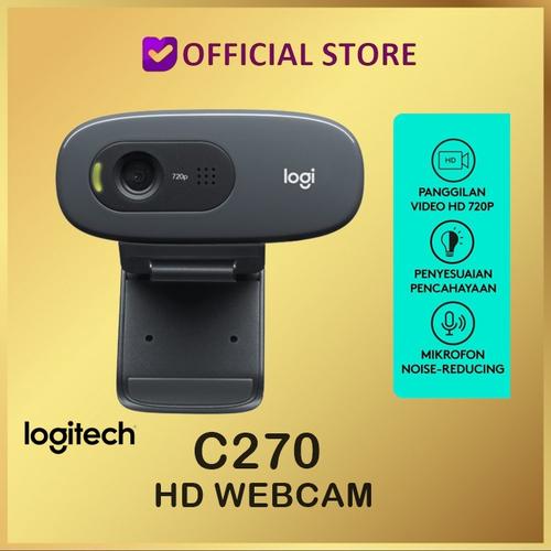 Jual Logitech C270 Webcam HD 720P C 270 Web Cam - Jakarta Barat - Dunia ...