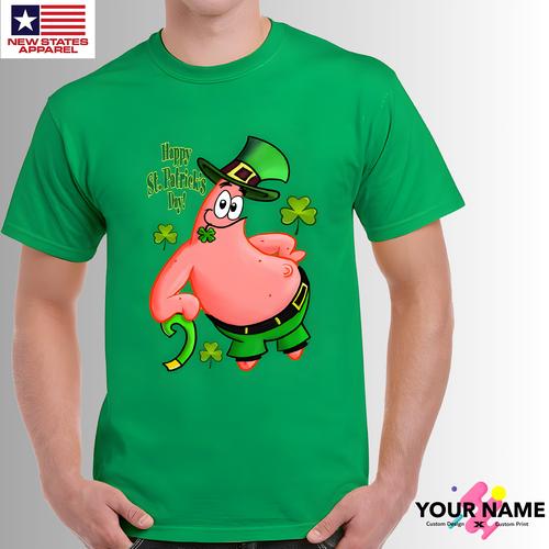 Jual Custom Design Kaos Cartoon Patrick Edition - Irish Green - Kab. Tangerang ...
