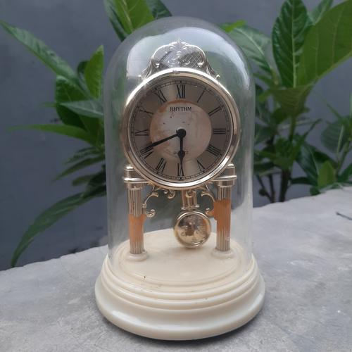 Jual JAM MEJA RHYTHM JADUL SIZE MUNGIL 10X17cm KONDISI OFF OR DISPLAY ...