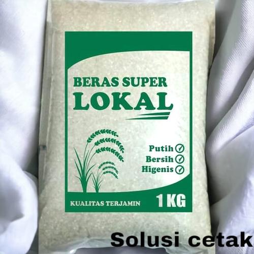 Jual plastik kemasan beras 1kg isi 50 pcs - Kab. Cilacap - SOLUSICETAK ...